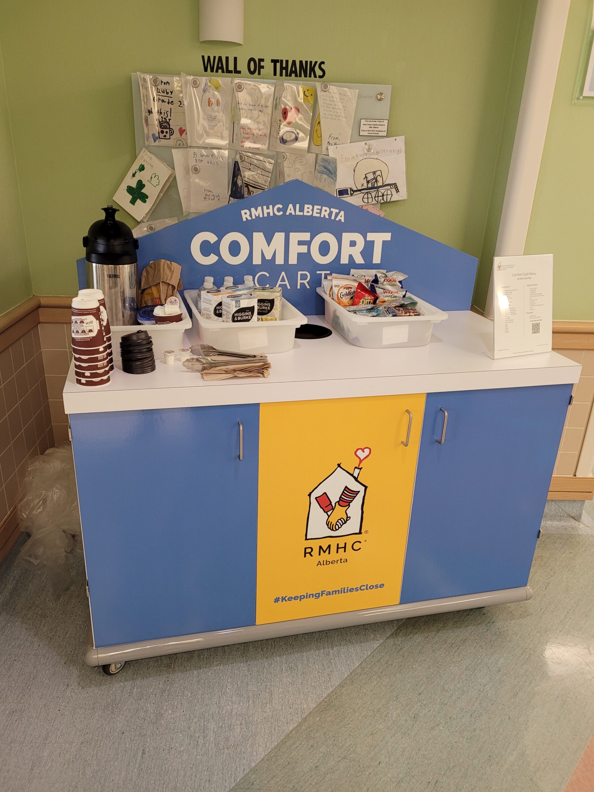 Comfort Cart - Ronald McDonald House Charities Alberta